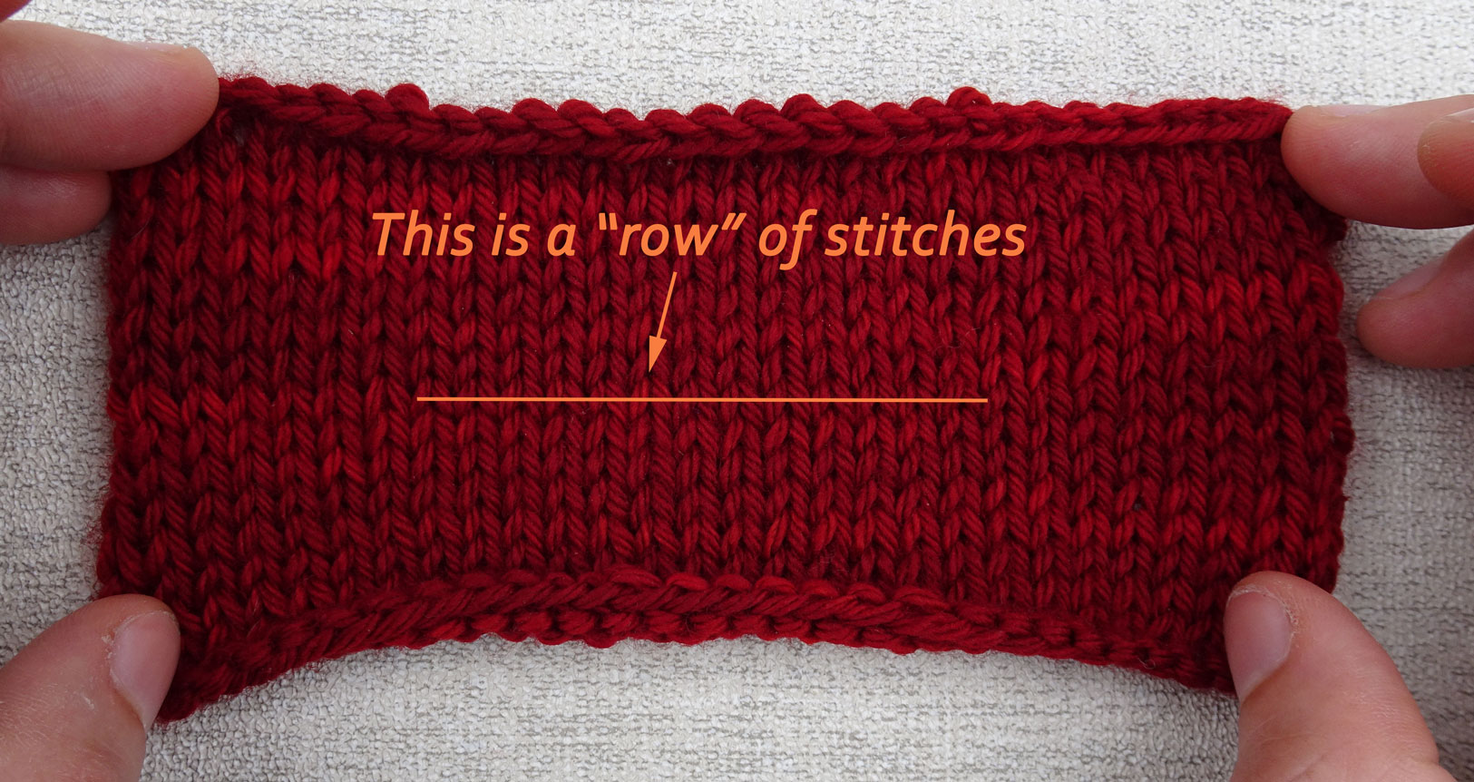 how-to-knit-for-beginners—stockinette-row – Jo-Creates